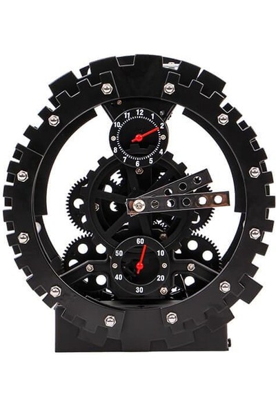 Özder İletişim Saat Çark Siyah Masa Saati Dekoratif Ev Ofis Hediyelik Özder İletişim Saat Çark Siyah Masa Saati Dekoratif Ev Ofis Hediyelik