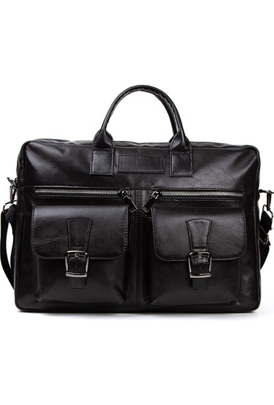 Byhakan Deri Unisex laptop Çantası