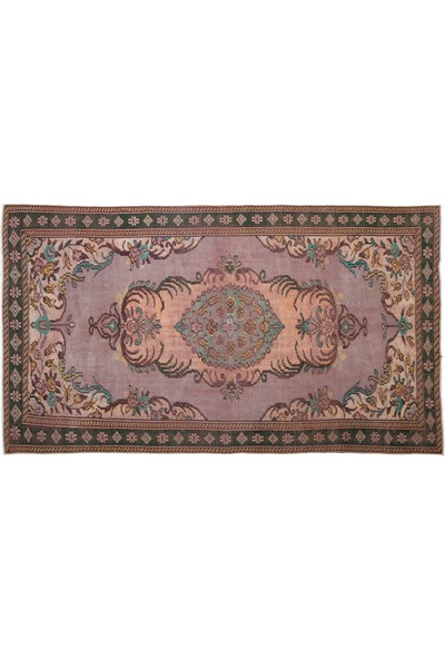 Bespoky Vintage 172x297 Cm Geleneksel Oryantal Yün Pamuk El Dokuma Alan Halısı