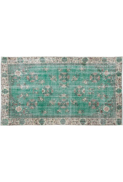 Bespoky Vintage 160x284 Cm Geleneksel Oryantal Yün Pamuk El Dokuma Alan Halısı