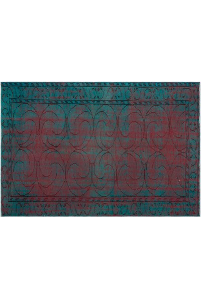 Bespoky Vintage 142x213 Cm Geleneksel Oryantal Yün Pamuk El Dokuma Alan Halısı