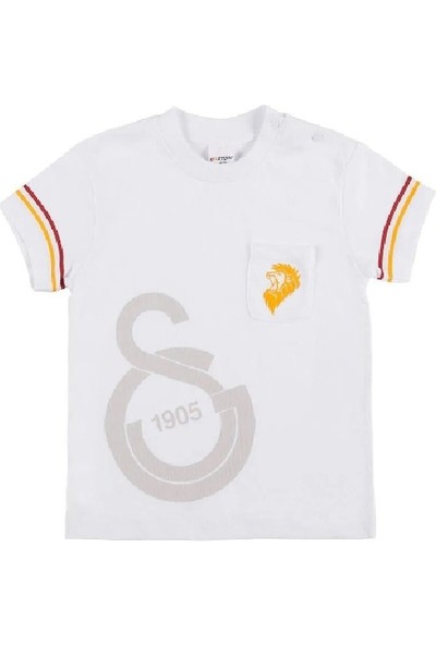 Galatasaray Lisanslı Bebek Logo T-Shirt Galatasaray Lisanslı Bebek Logo T-Shirt