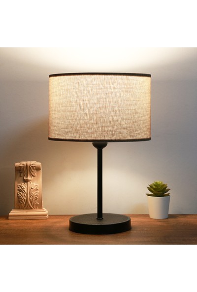 Homing Kumbeji Kumaş Metal Gövdeli Abajur