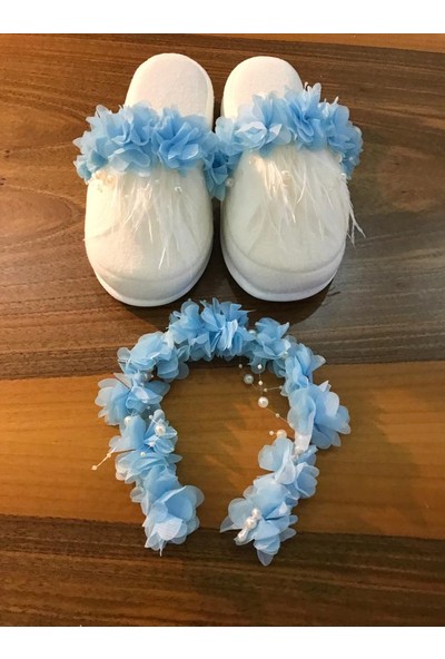 Alaz Tasarım Hobi Lohusa Taç Terlik Seti Alaz Tasarım Hobi Lohusa Taç Terlik Seti