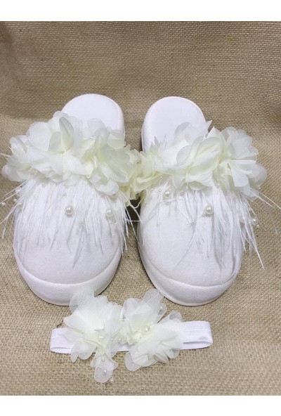 Alaz Tasarım Hobi Lohusa Taç Terlik Seti Alaz Tasarım Hobi Lohusa Taç Terlik Seti