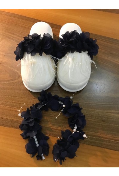 Alaz Tasarım Hobi Lohusa Taç Terlik Seti Alaz Tasarım Hobi Lohusa Taç Terlik Seti