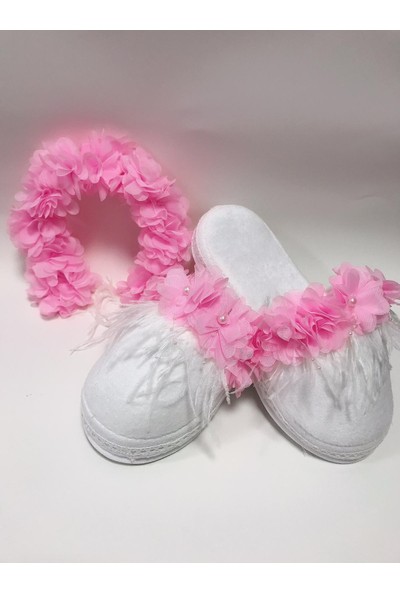 Alaz Tasarım Hobi Lohusa Taç Terlik Seti Alaz Tasarım Hobi Lohusa Taç Terlik Seti