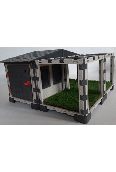 Legonest Sultan Papağan, Hamster , Sürüngen Kuş Yuva Kafes 44 x 44 x 28 cm