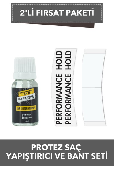 Performance Hold Ultra Bond 10ML & Performance Hold White Beyaz Protez Saç Bandı 36 Adet Oval Performance Hold Ultra Bond 10ML & Performance Hold White Beyaz Protez Saç Bandı 36 Adet Oval