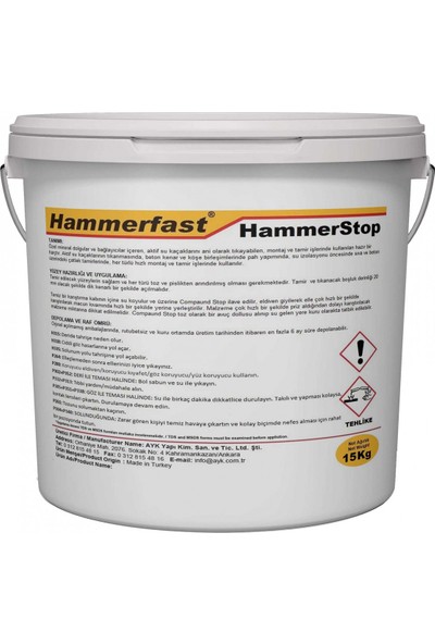 Hammerfast Hammerfaststop (15 Kg) Yıldırım Tozu