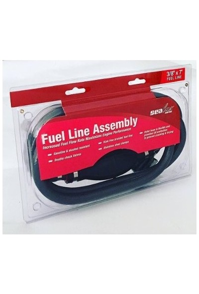 Dıştan Takma Benzin Hortumu Jaksız 2 Metre 3/8''x7