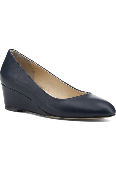 Nine West Meyal 1pr Lacivert Kadın Dolgu Topuk Ayakkabı Nine West Meyal 1pr Lacivert Kadın Dolgu Topuk Ayakkabı