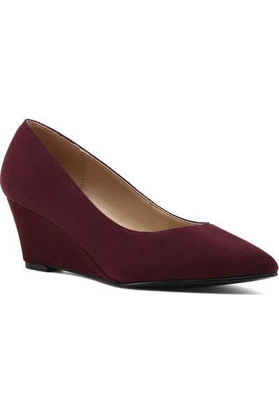 Nine West Retık 1pr Bordo Kadın Dolgu Topuk Ayakkabı