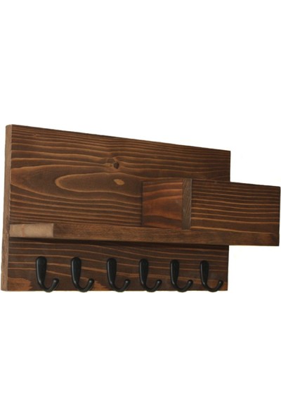 Capra Project Raflı Ahşap Anahtarlık