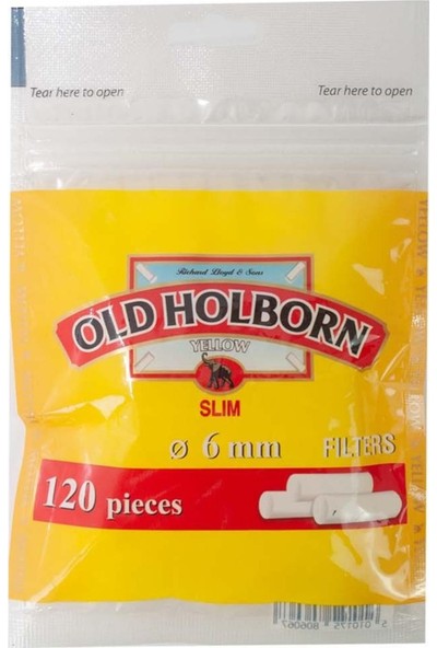 Old Holborn Tutun Filtresi Sigara Sünger Ağızlık Zıvana 6 mm Old Holborn Tutun Filtresi Sigara Sünger Ağızlık Zıvana 6 mm