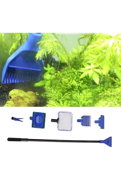 Mbois 5 In 1 Akvaryum Tankı Temizleme Seti Akvaryum Balığı Bakım Seti
