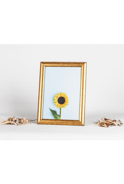 Bicanzade Resim Çerçevesi Fotoğraf Çerçevesi Altın Renkli Masaüstü Çerçeve 21 x 30 cm Bicanzade Resim Çerçevesi Fotoğraf Çerçevesi Altın Renkli Masaüstü Çerçeve 21 x 30 cm
