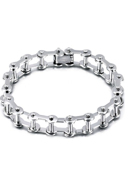 Chavin Kalın Zincir Dizayn Çelik Erkek Bileklik EN98BY