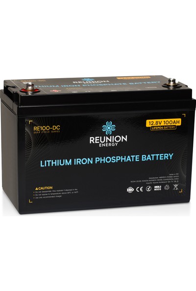 12V 100 Amper Lityum Akü