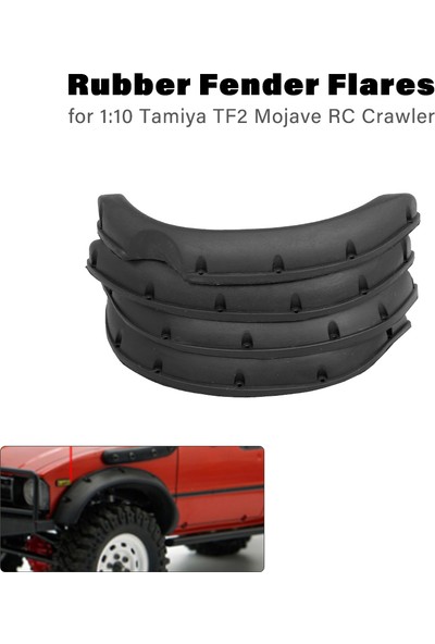 Gahome Kauçuk Çamurluk 1:10 Tamiya RC4WD Tf2 Mojave Rc Paletli (Yurt Dışından)