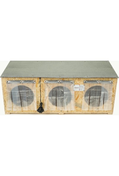 Narım 3'lü Kedi Evi Dış Mekan Izalasyonlu