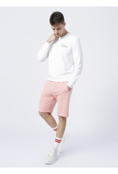 Fabrika Sports S-Sıcılya Lastikli Basic Düz Somon Erkek Sweat Şort Fabrika Sports S-Sıcılya Lastikli Basic Düz Somon Erkek Sweat Şort