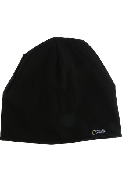 National Geographic Ng Boy 13 Standart Kalıp Düz Siyah Erkek Çocuk Bere