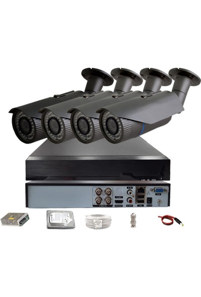 Yegcam 4'lü 5MP Full Kamera Seti