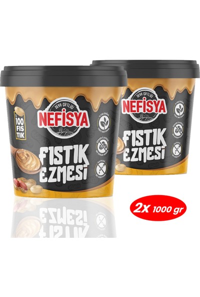 Deva Çiftliği 2 kg Şekersiz Katkısız %100 Fıstık Ezmesi (2 x 1000 Gr) Deva Çiftliği 2 kg Şekersiz Katkısız %100 Fıstık Ezmesi (2 x 1000 Gr)