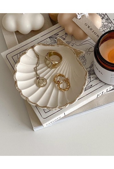 NF Art-Design 2'li Gold Deniz Kabuğu2 NF Art-Design 2'li Gold Deniz Kabuğu2