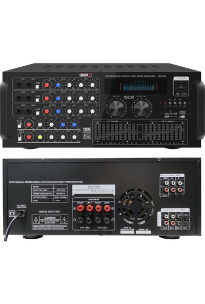 Midex Mx-2350U Ekolayzer'lı Stereo Power Mikser Anfi 2x350 Watt 4-16 Ohm Midex Mx-2350U Ekolayzer'lı Stereo Power Mikser Anfi 2x350 Watt 4-16 Ohm