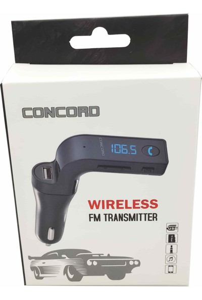 Concord C-602 USB / Tf / Bt / Fm Transmitter