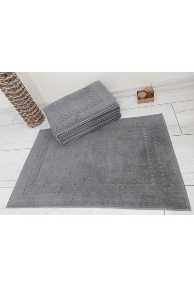 Banyo Dünyam Füme Rengi Ayak Havlusu