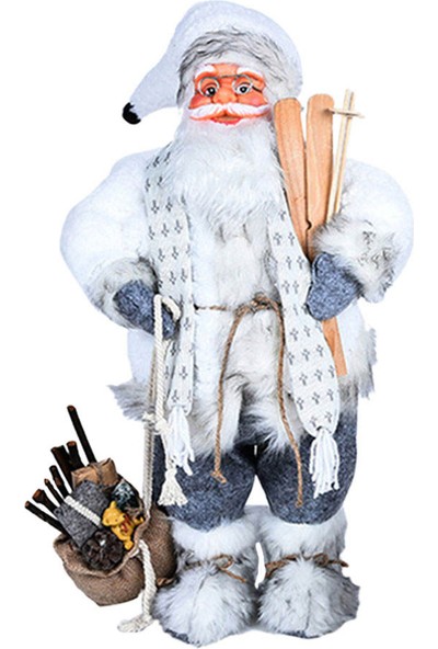 Lovoski Noel Baba Figürinler Decration Vintage Süsleme Yakacak Odun (Yurt Dışından)