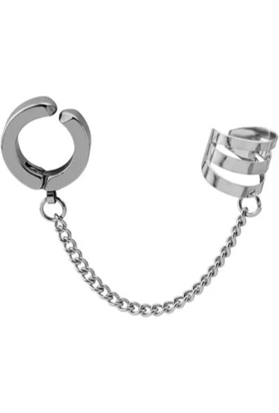 Takıconcept Ikili Deliksiz Küpe