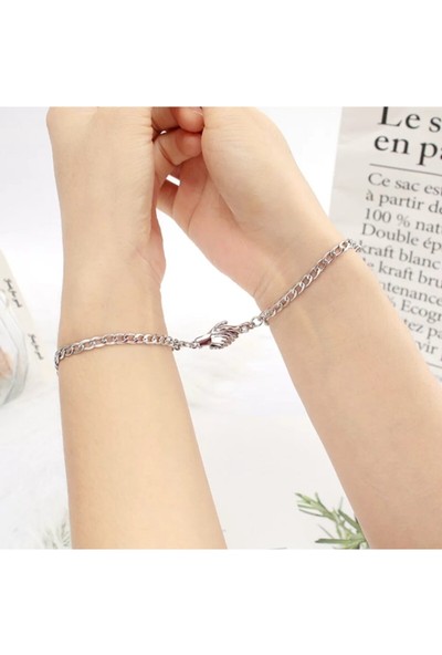 Takıconcept 2'li Mıknatıslı El Bileklik Sevgili Arkadaşlık Bilekliği