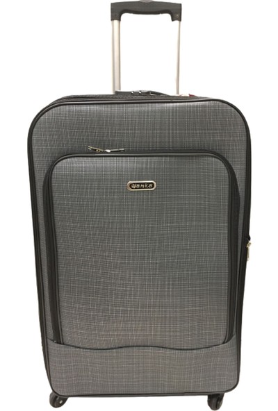 Anka Unisex Valiz A51 Anka Kumaş Büyük Boy 75 cm Siyah