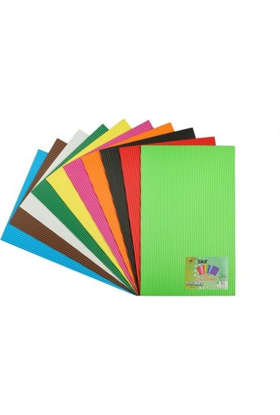 Lino Eva Çizgi Baskılı 20 x 30 cm 10 Renk 2 mm RBE-204