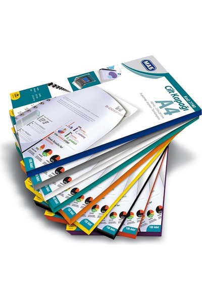 Mas Cilt Kapağı A4 160 Mic Mavi 7740