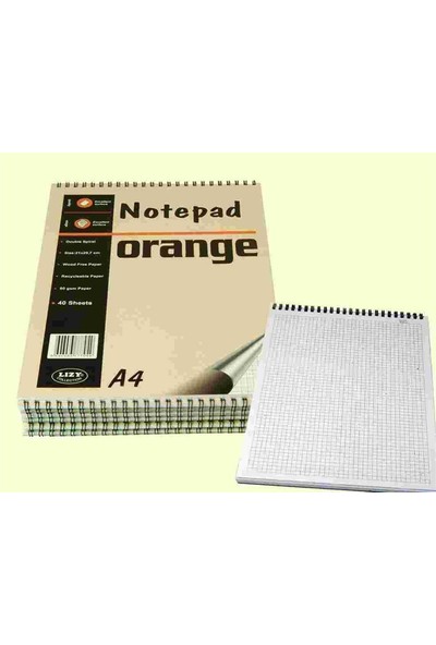 Liz Spiralli Bloknot A4 40 Yaprak No:pr-04 Liz Spiralli Bloknot A4 40 Yaprak No:pr-04