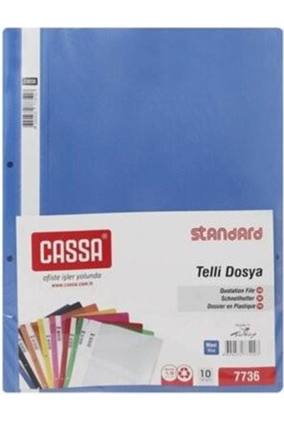 Cassa Telli Dosya Mavi 7735