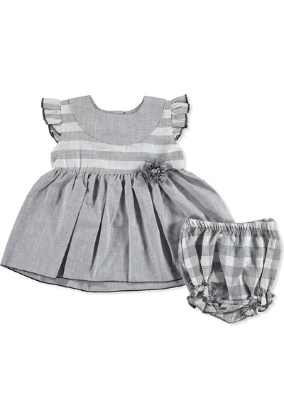 Bebemania Bebek Çizgili-Kareli Gömlek-Şort