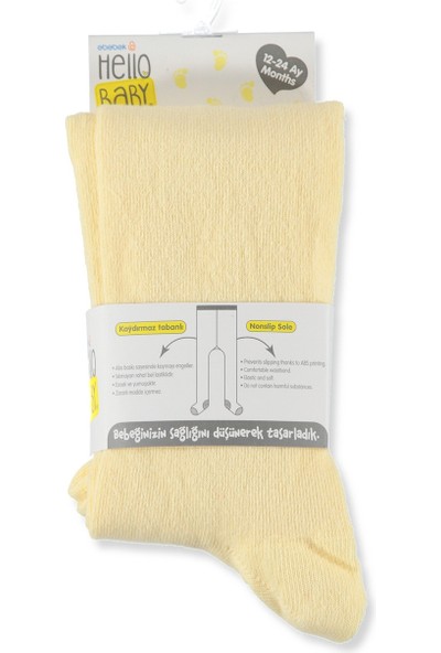 Hello Baby Basic Kaydırmaz Külotlu Çorap