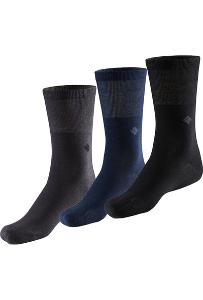 Bonny Silver Diyabetik Soket Erkek Karışık Gümüş Çorap 3'lü Paket Bonny Silver Diyabetik Soket Erkek Karışık Gümüş Çorap 3'lü Paket