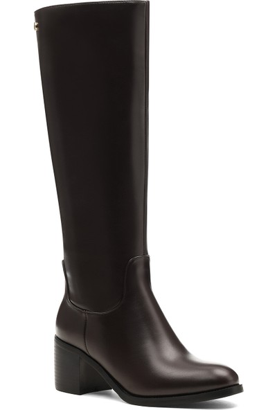 Nine West Pıone 1pr Kahverengi Kadın Topuklu Çizme