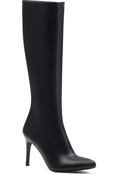 Nine West Tonek 1pr Siyah Kadın Topuklu Çizme