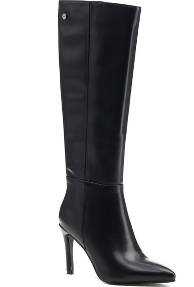 İnci Peonnı.z 1pr Siyah Kadın Topuklu Çizme