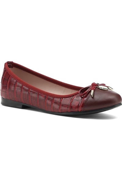 Illyna 1pr Bordo Kadın Babet