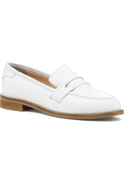Lemmy 1pr Beyaz Kadın Loafer