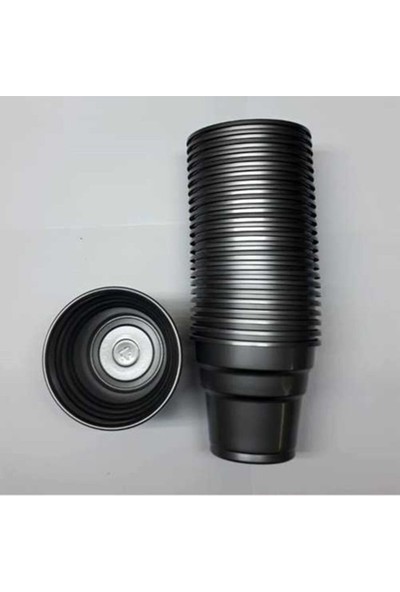 Organizasyon Pazarı Plastik Bardak Gümüş - Gri Renkli 25'li